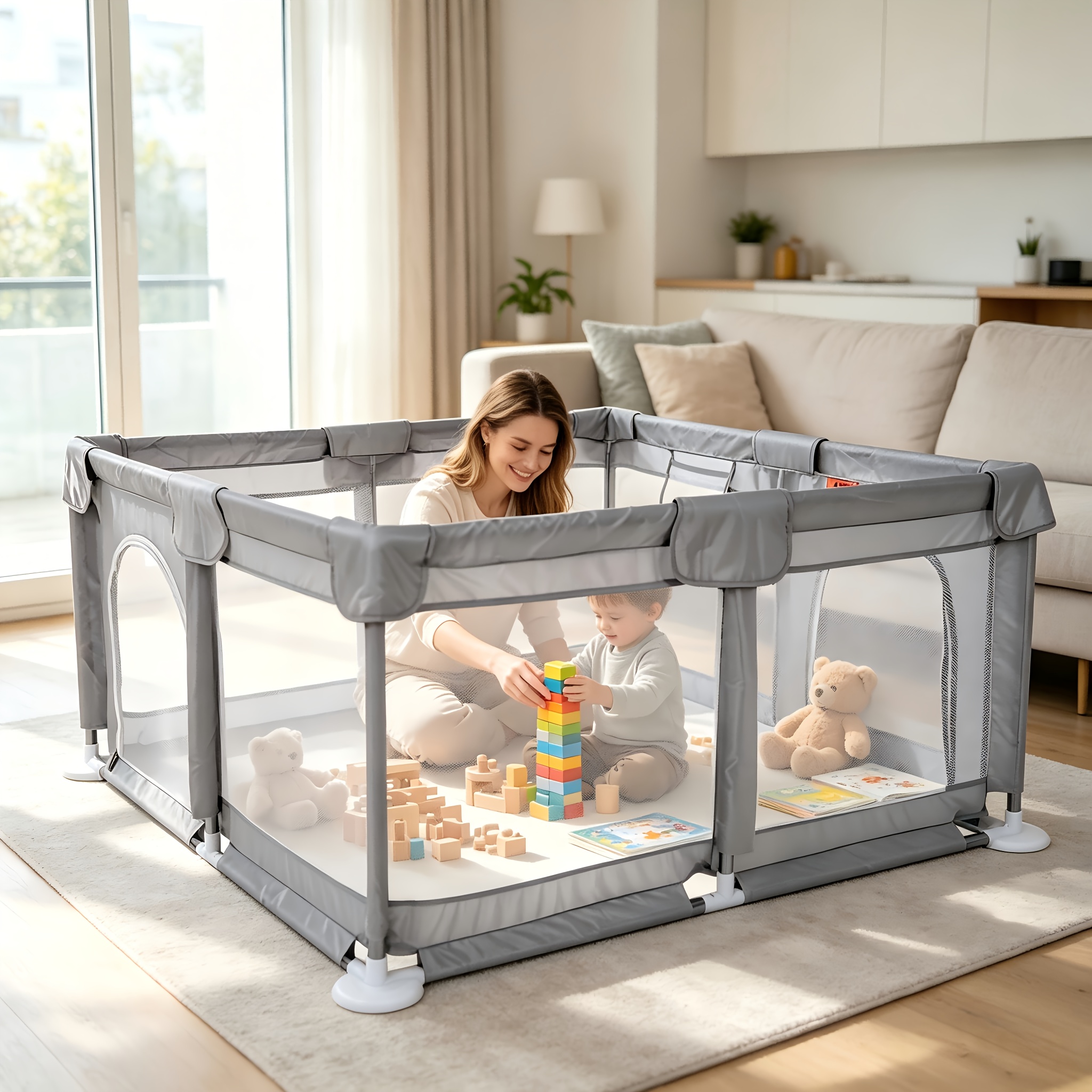 playpens sold on Temu United States