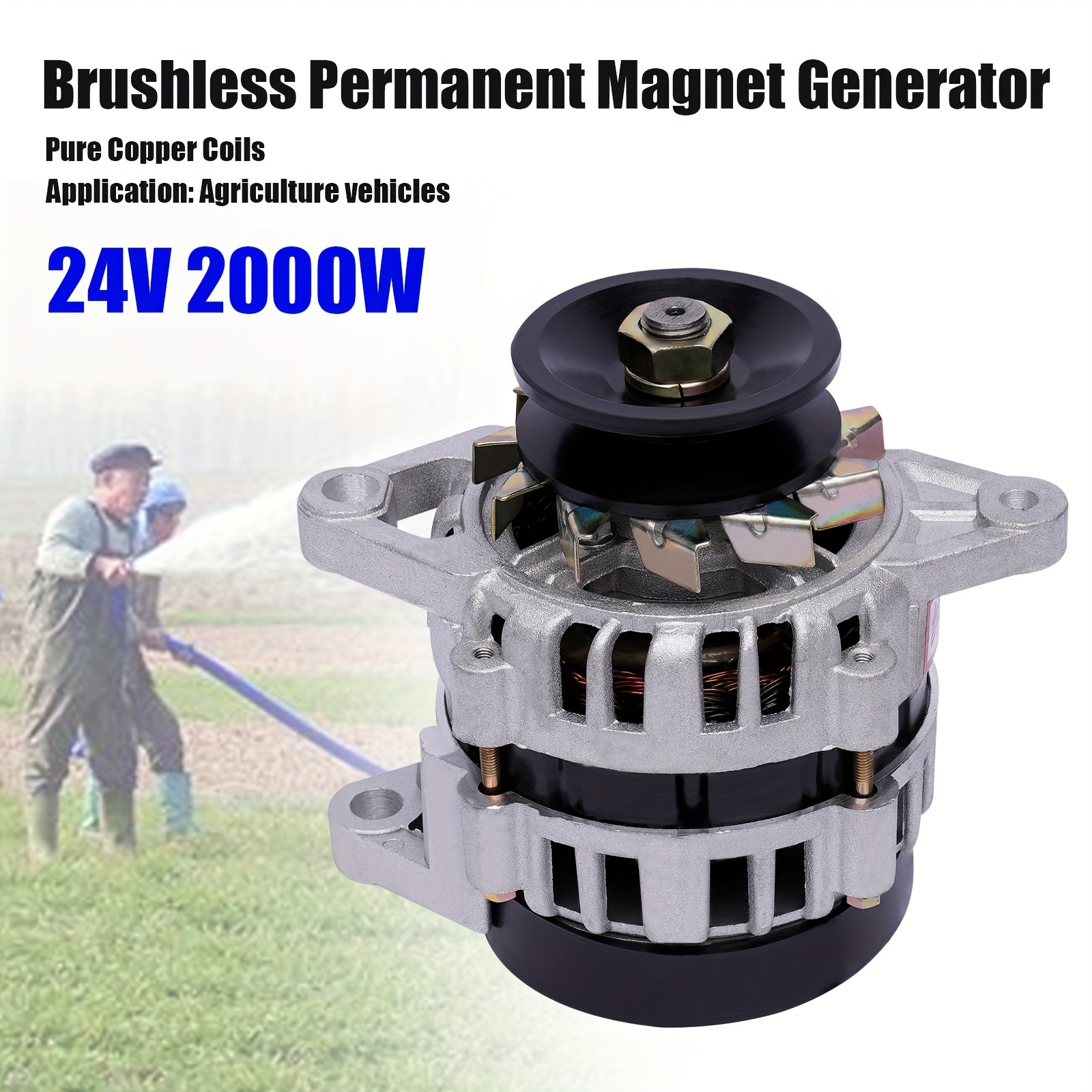 Water Wheel Generator Permanent Magnet Synchronous Generator Pma Low ...