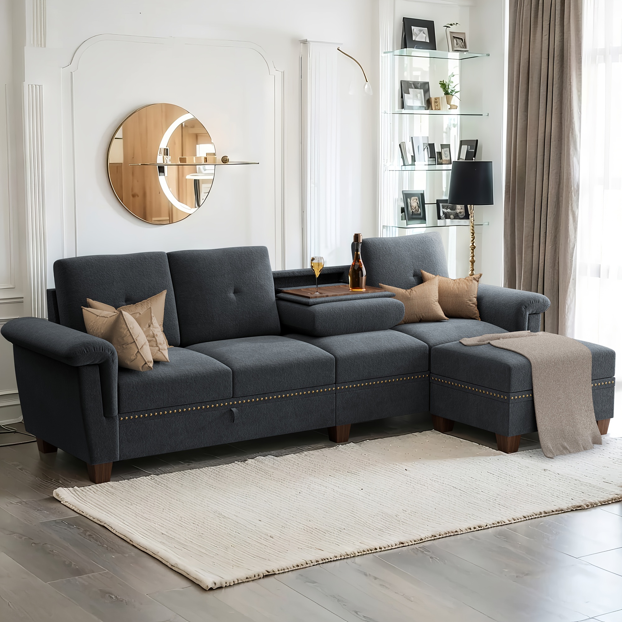 sectional sofa couches living room l shaped couch Temu