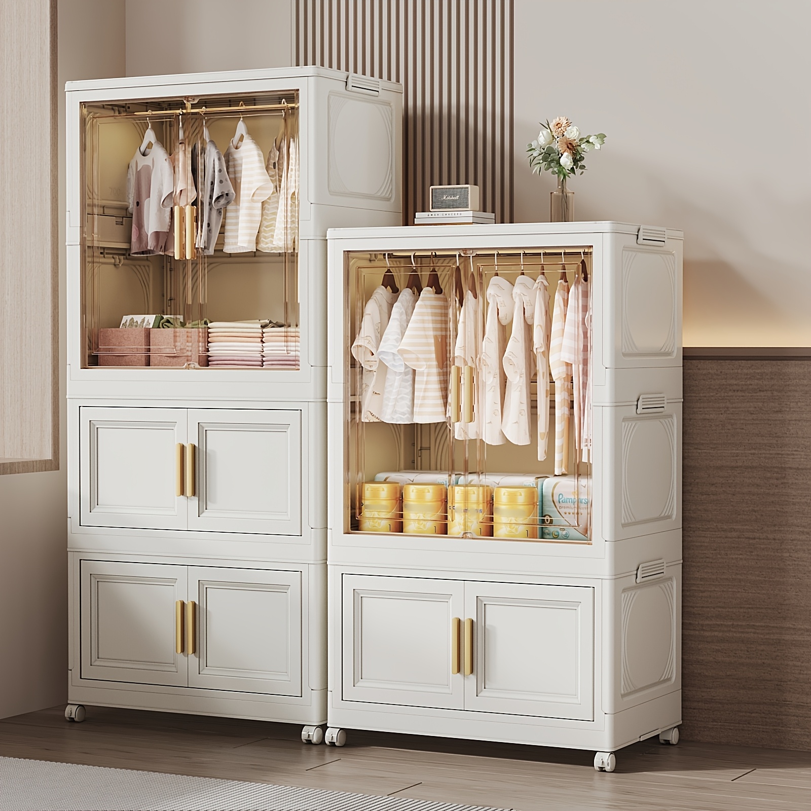 plastic wardrobe