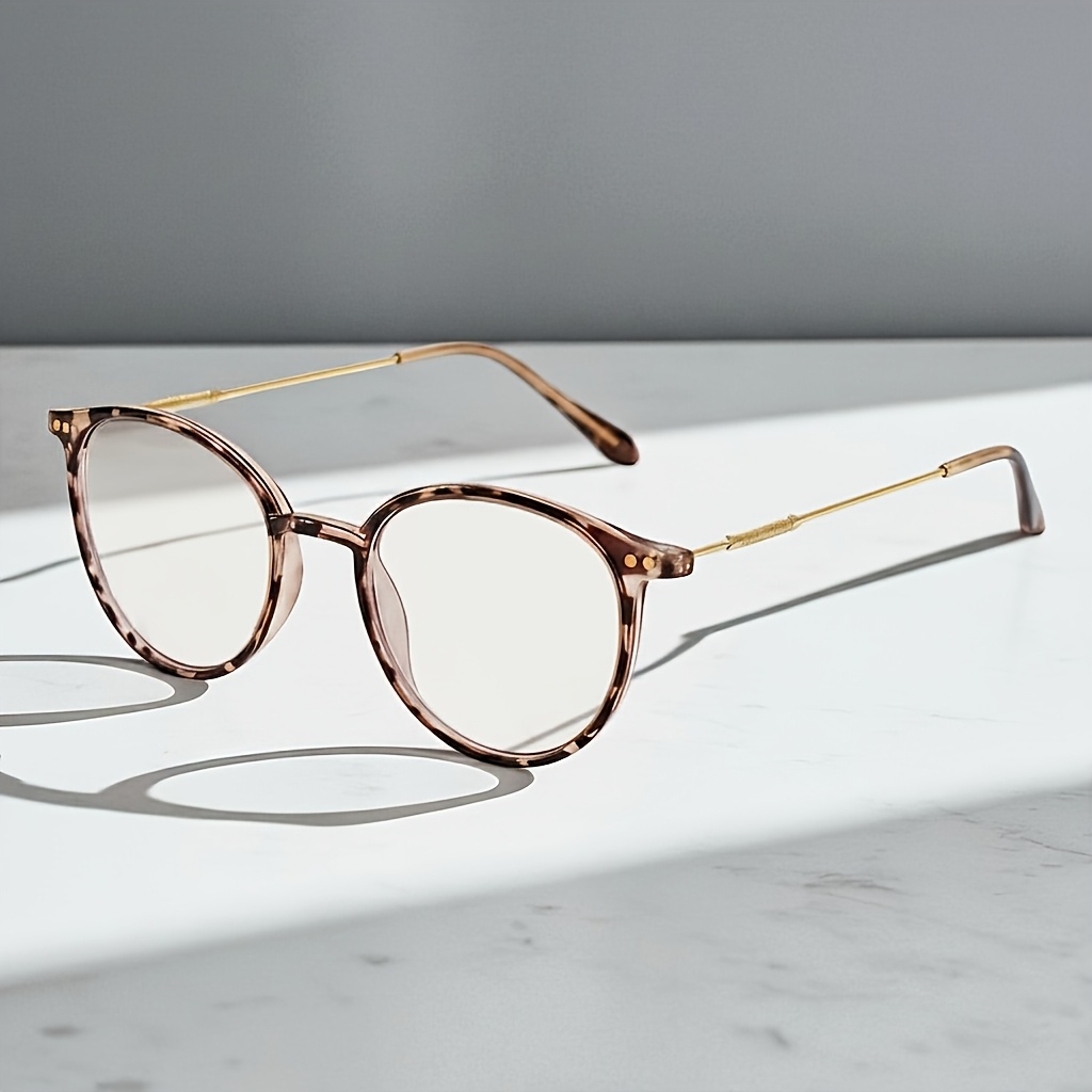 round frame glasses sold on Temu United States