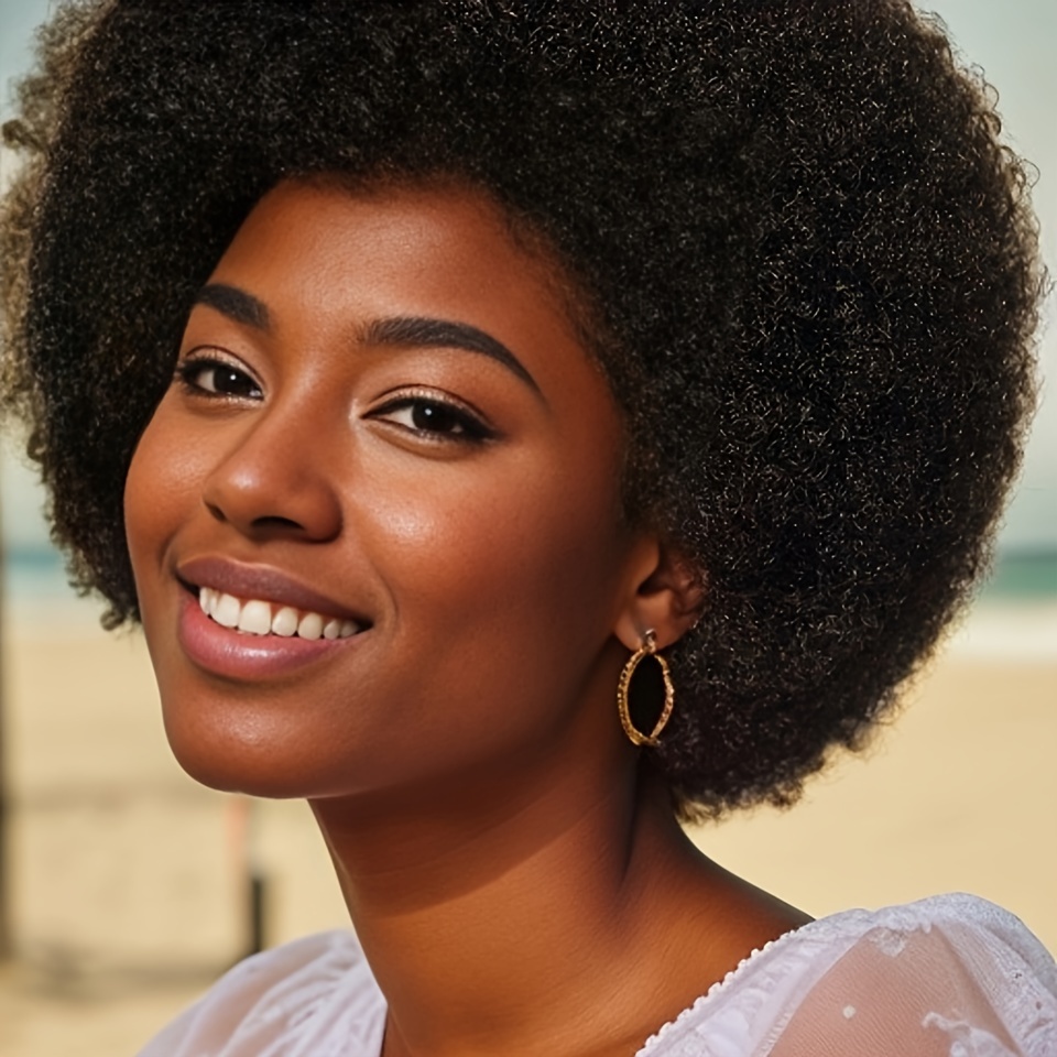 Afro Brazilian Remy Human Hair Wigs 13x4 Lace - Temu Canada