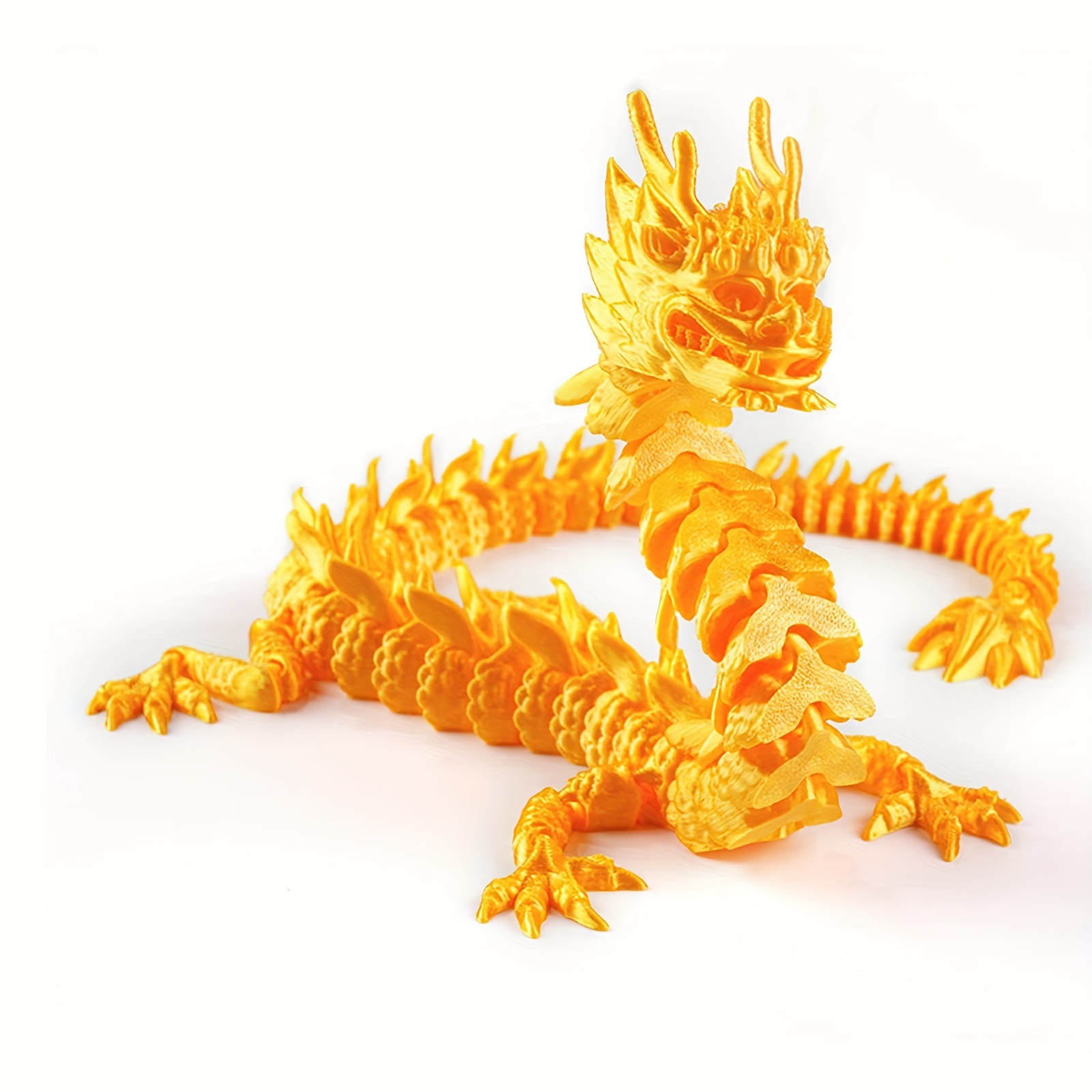 3d Printed Dragon Figurine Expandable Wings Flexible Joints - Temu