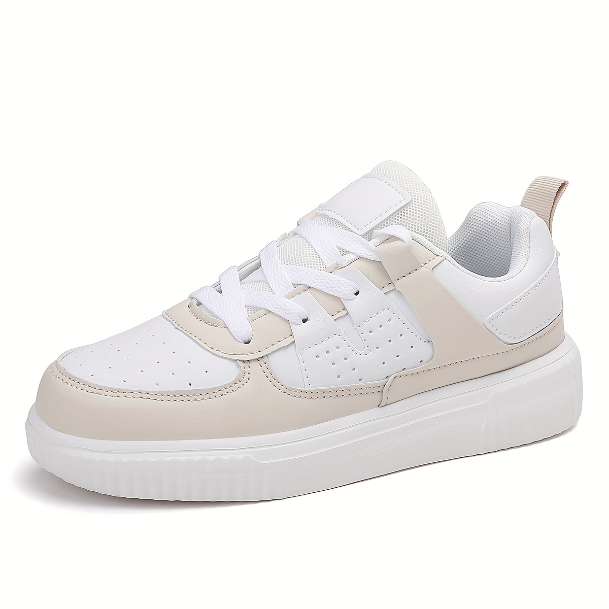 Colorblock Casual Sneakers Women s Lace Soft Sole Platform - Temu Canada