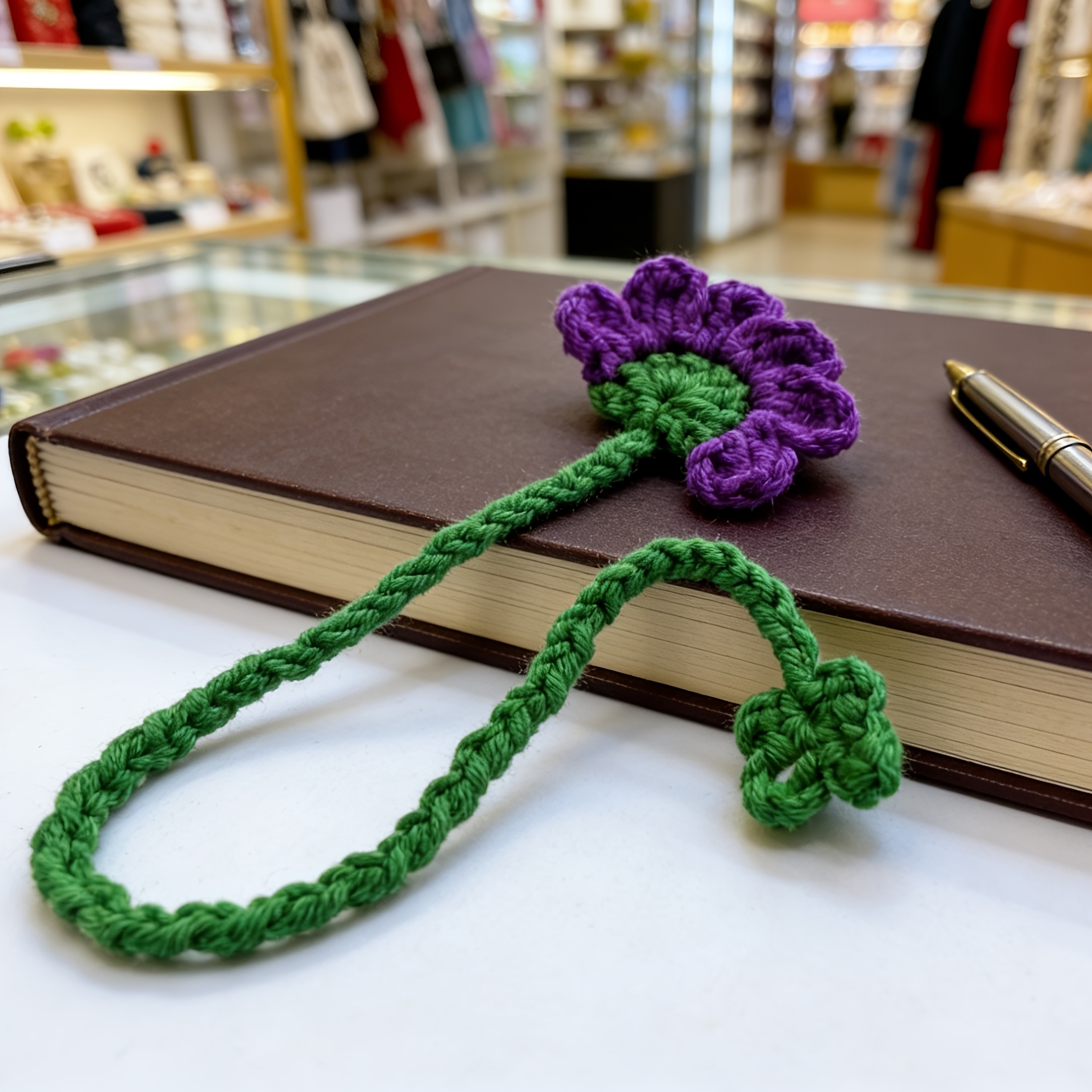 crochet bookmark sold on Temu United States