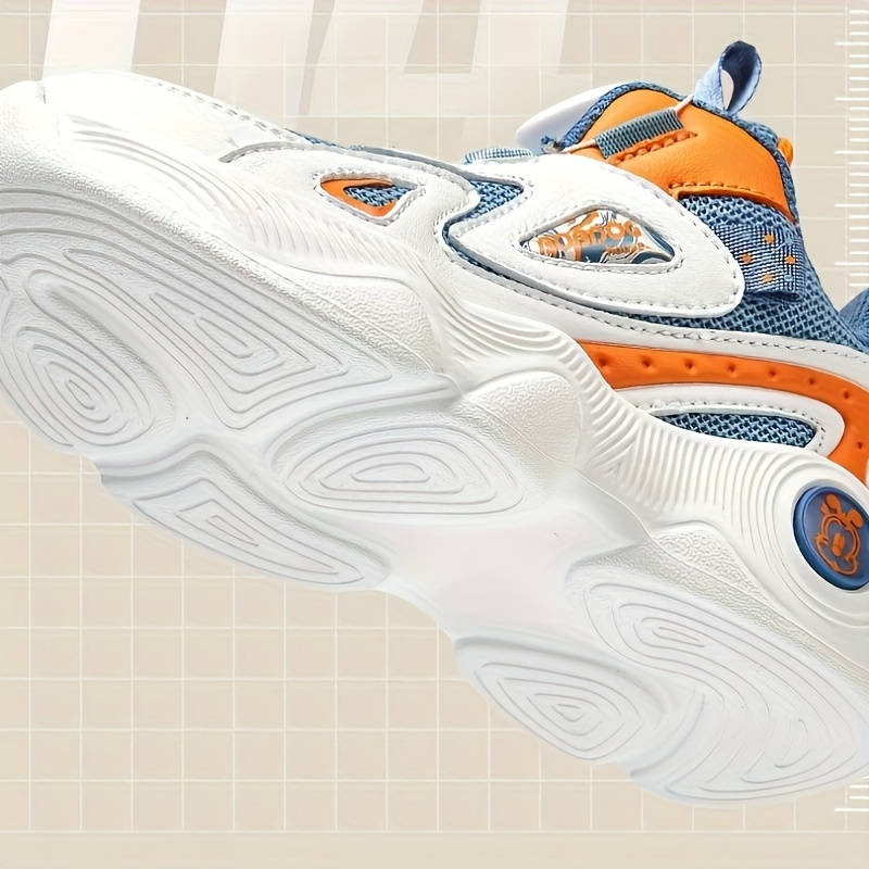 Casual Low Top Sneakers Rotating Button Boys Breathable - Temu United ...