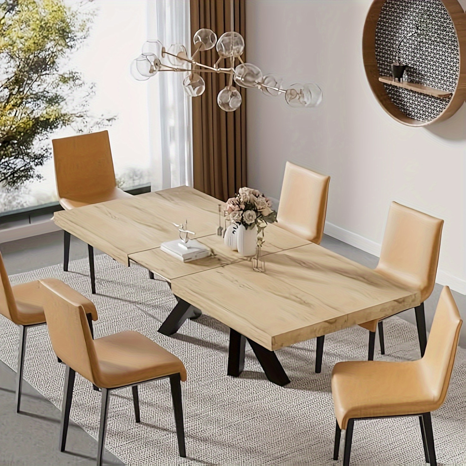 Dining table with hidden storage store