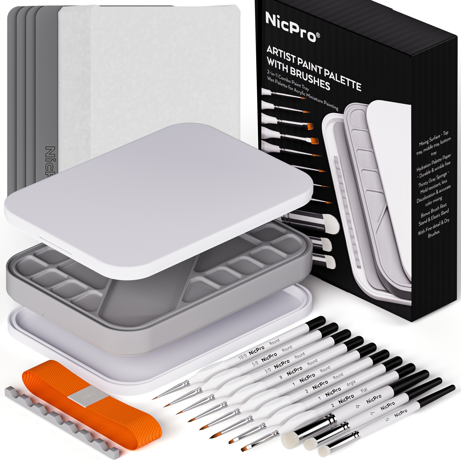 miniature paint set sold on Temu United States