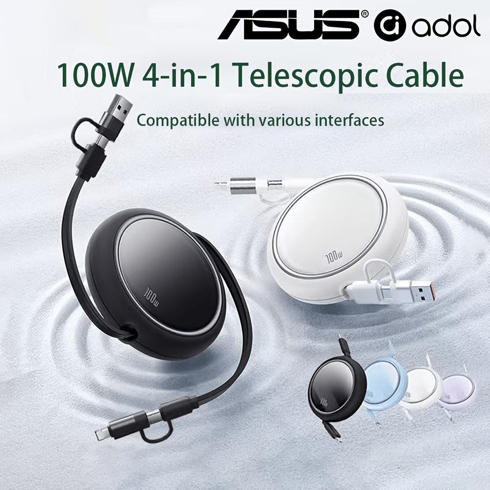 retractable usb c sold on Temu United States