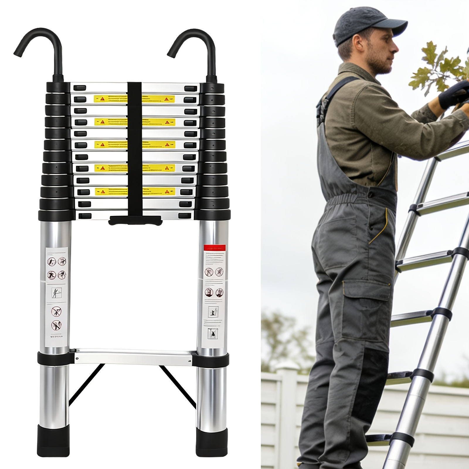collapsible ladders sold on Temu United States