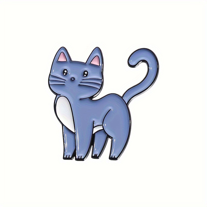 Kitty Metal Badges Backpack Hat Decorative Brooch Gift - Temu United ...