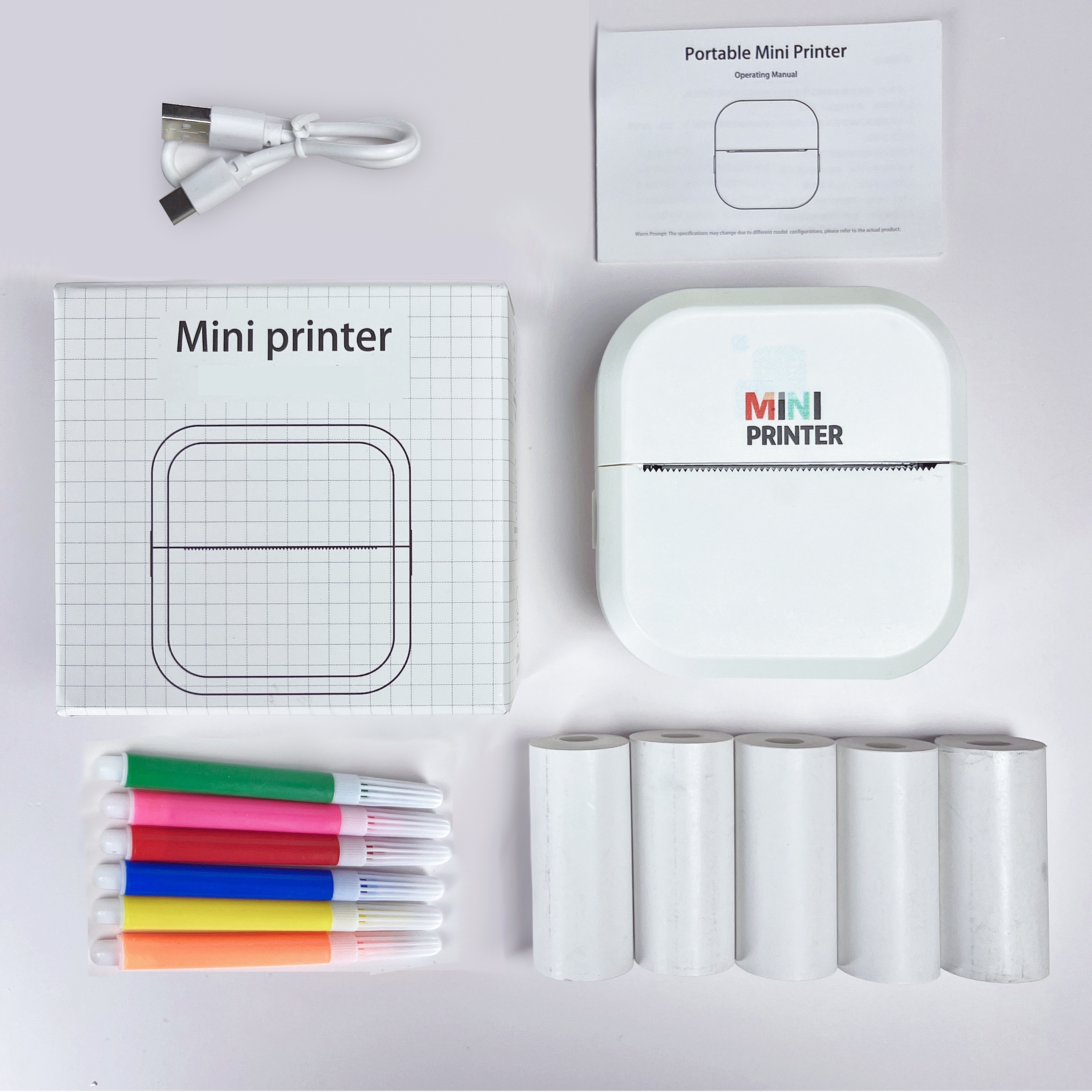 portable mini learning printer instant printing from ios and systems a ...