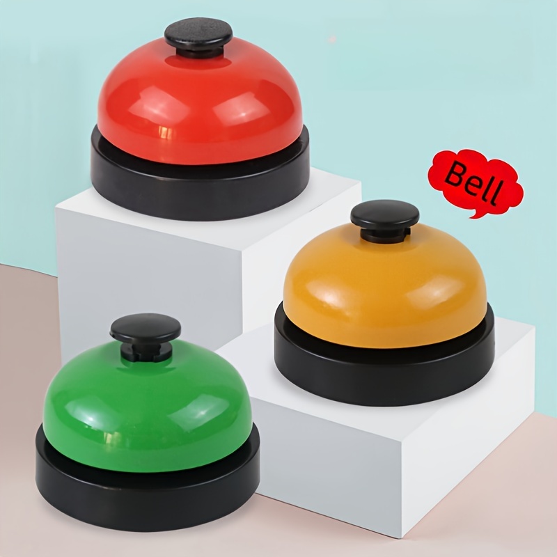 Metal Rattles Call Bell Hand Press Bell Interactive Toy Pet - Temu Canada