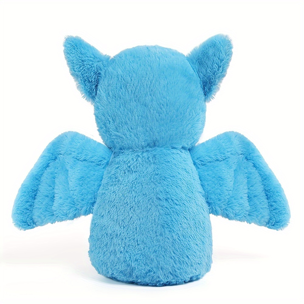 blue bat plush toy soft polyester stuffed - Temu