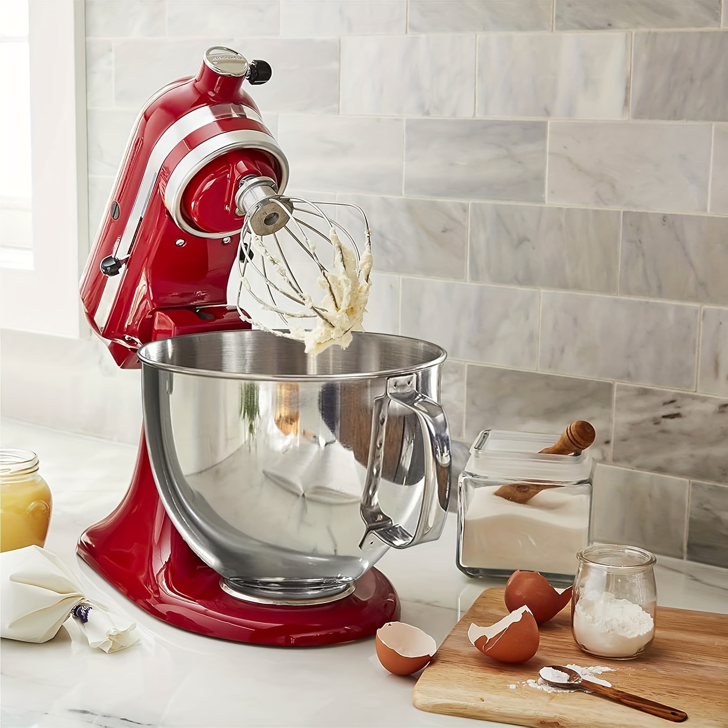 Stainless Steel Kitchen Accessories Set Mixer Attachments - Temu Canada