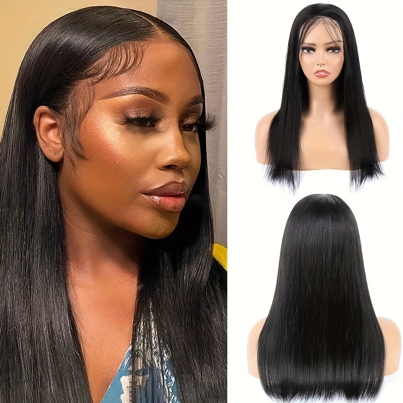 4x4 Hd Glueless Wigs Human Hair Pre Cut - Temu