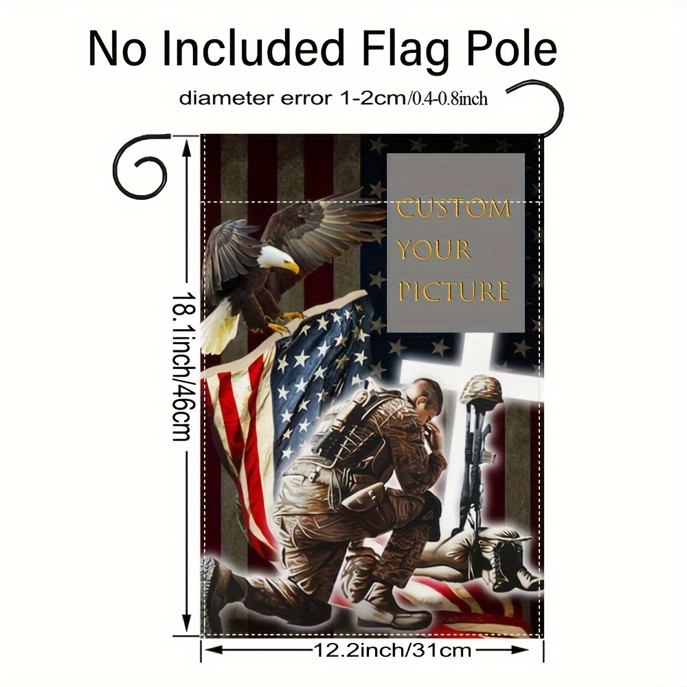 Customized Photos Double sided Printing Garden Flag - Temu