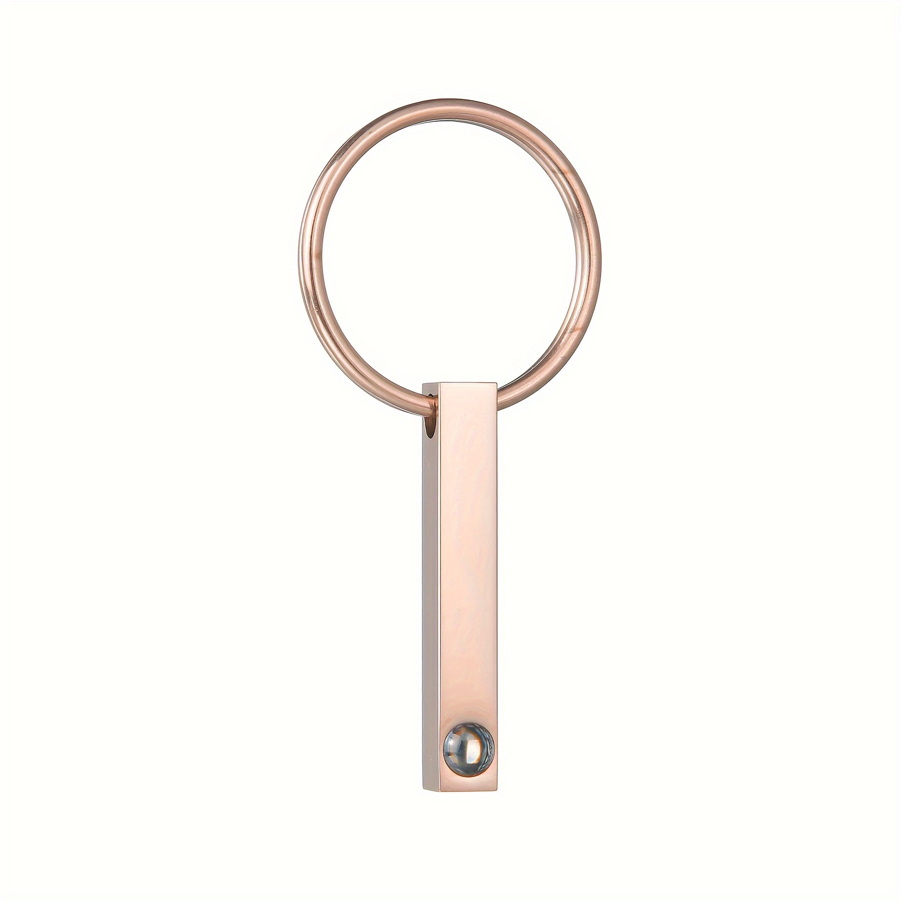 1pc Mens Custom Photo Keychain With Picture Stainless Steel ...