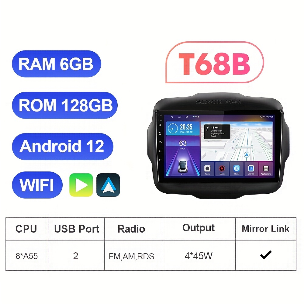 Android 12 Radio Multimedia Stereo 2016 2018 - Temu Australia