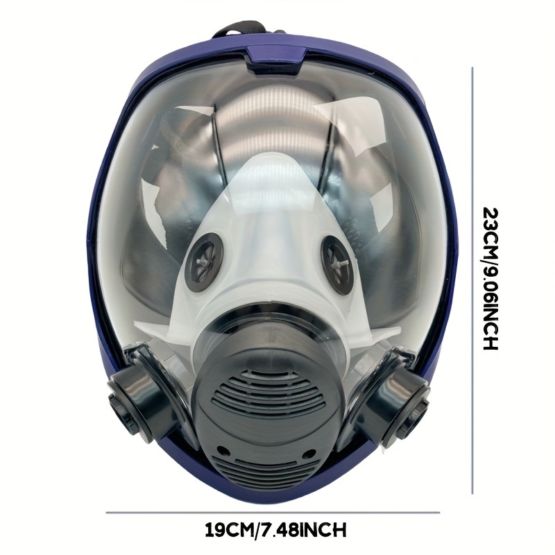 17 in 1 Reusable Anti fog Gas Mask Respirator Full Face Mask - Temu ...