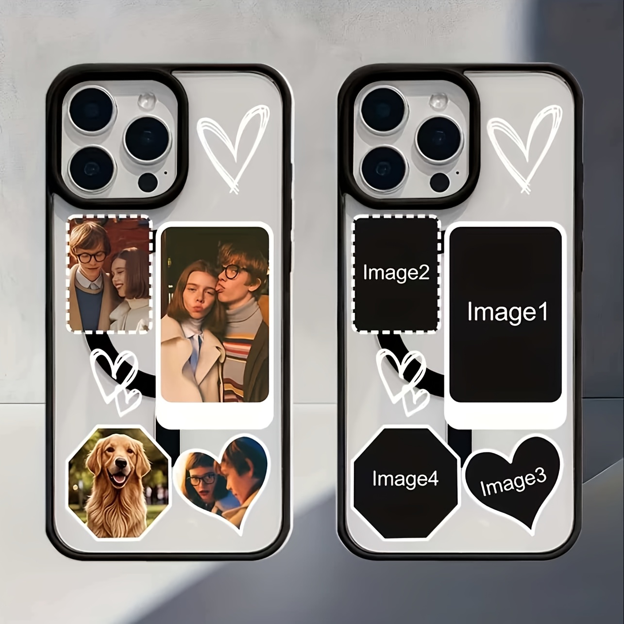 couple phone cases sold on Temu United States