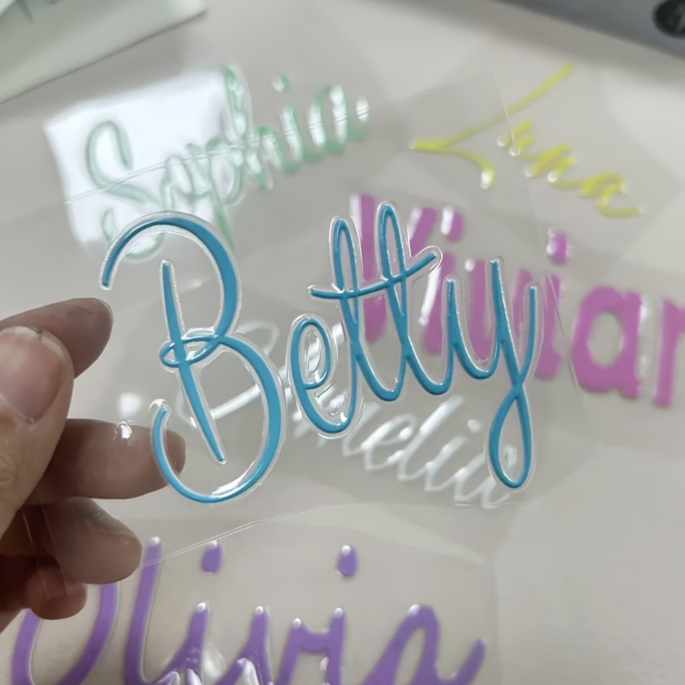 name stickers sold on Temu United States
