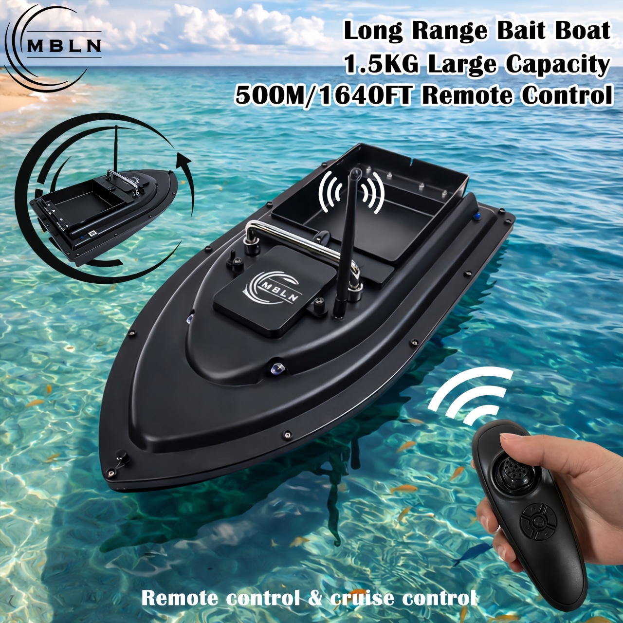bait boat sold on Temu United States