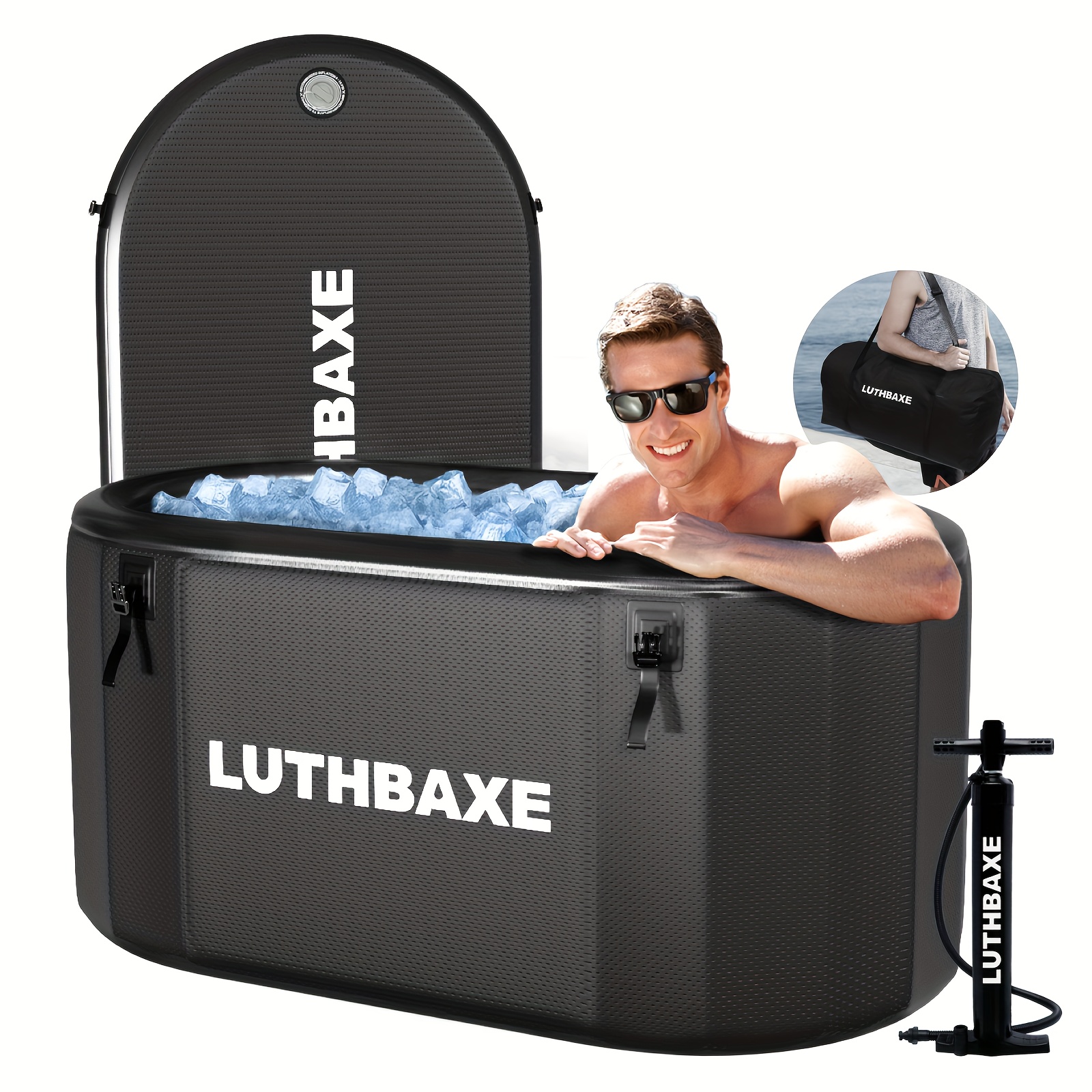 portable ice bath sold on Temu United States