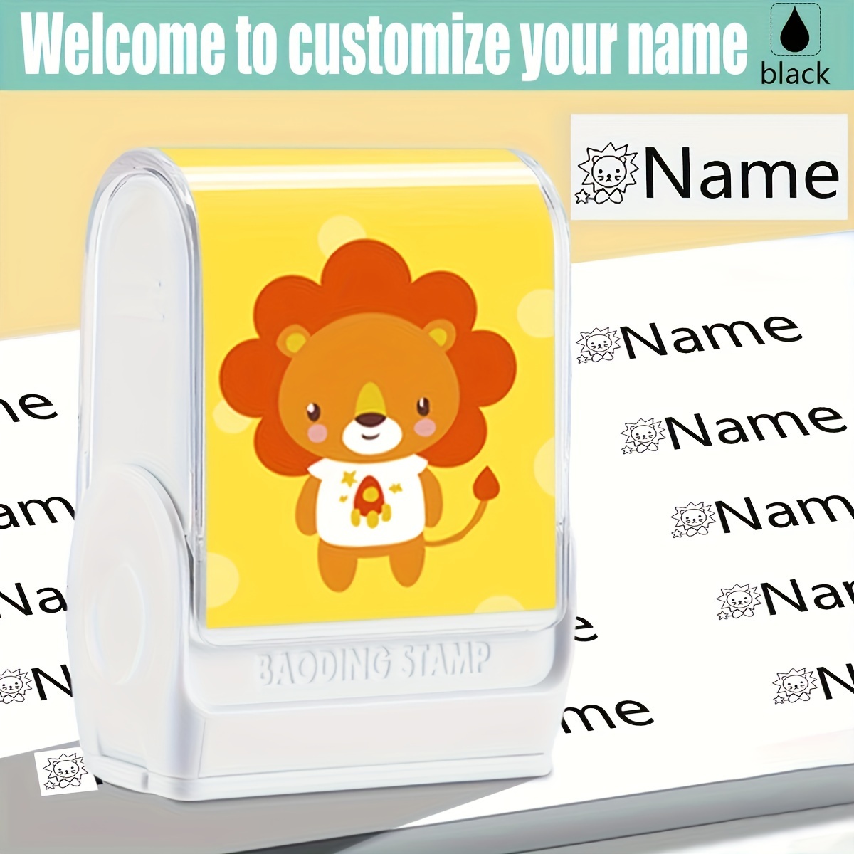 Personalized Waterproof Non fading Custom Signature Ink Pad - Temu Ireland