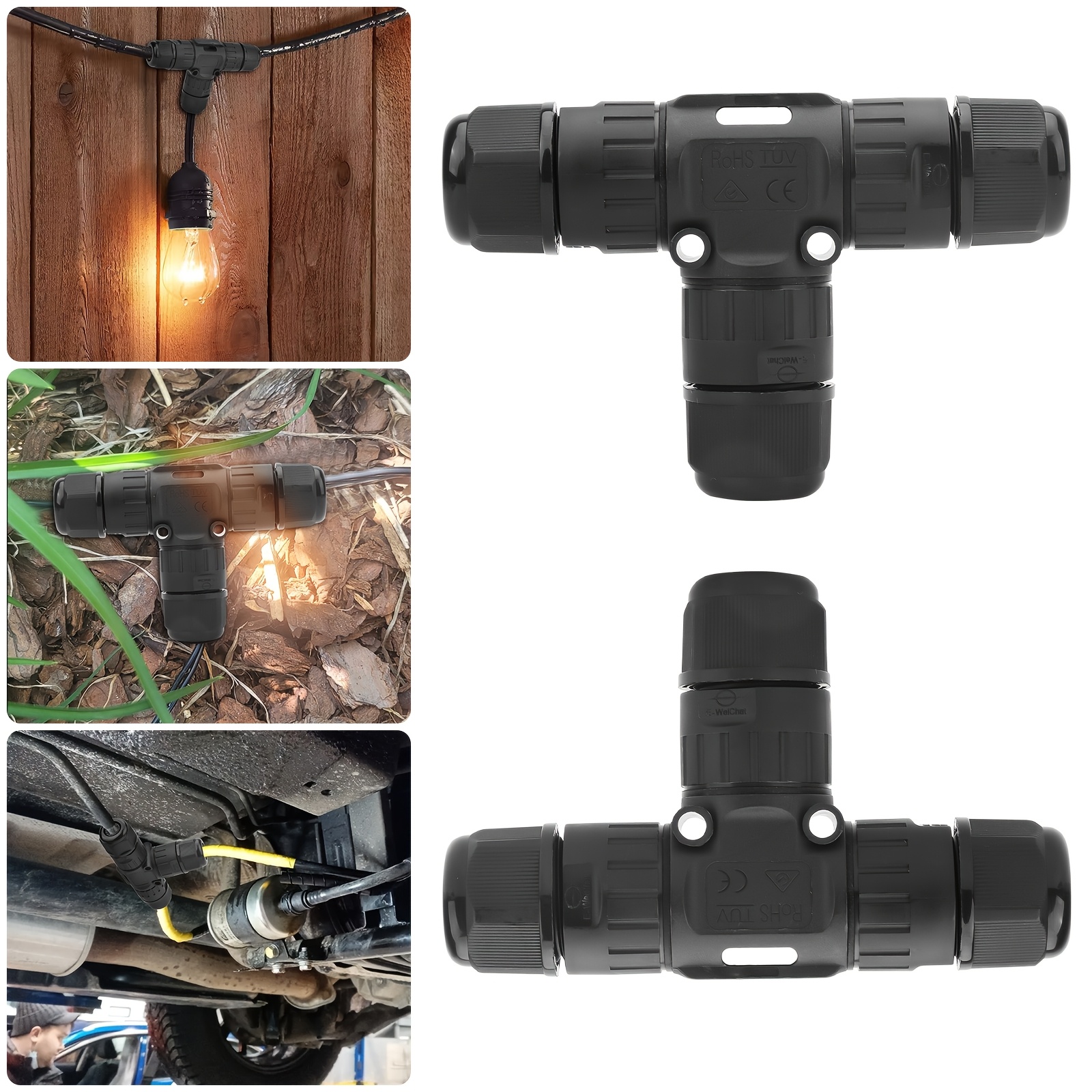 3 way electrical connector sold on Temu United States
