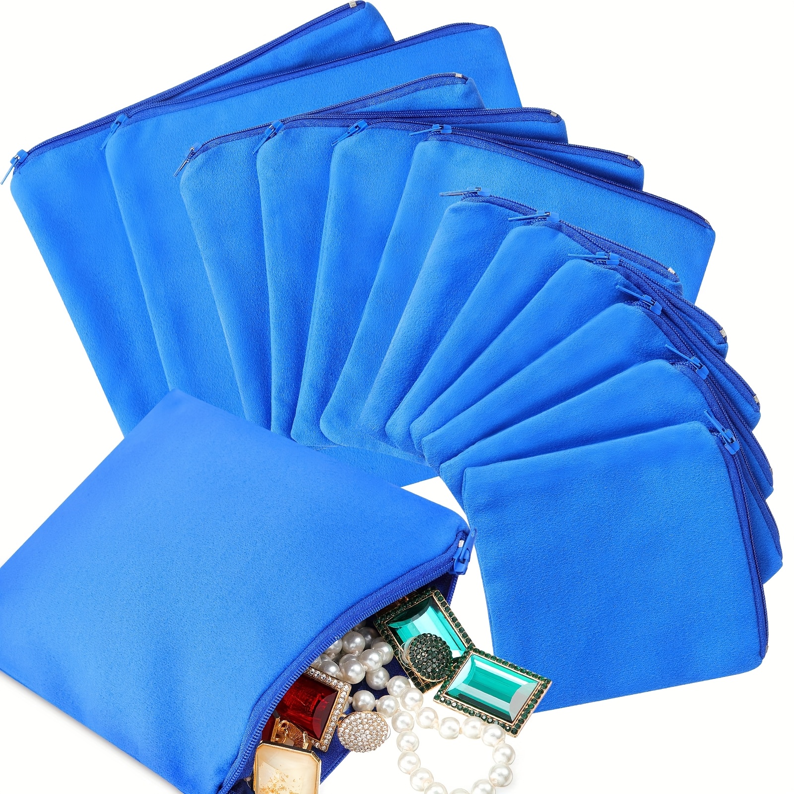 jewelry pouches with zipper sold on Temu United States
