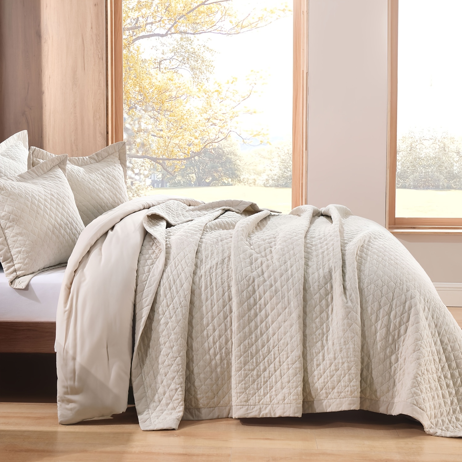 linen bedding sold on Temu United States