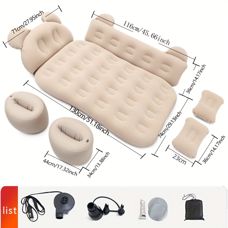 Car Seat Air Mattresses Upgrade Car Versatile Air Beds Sofa - Temu