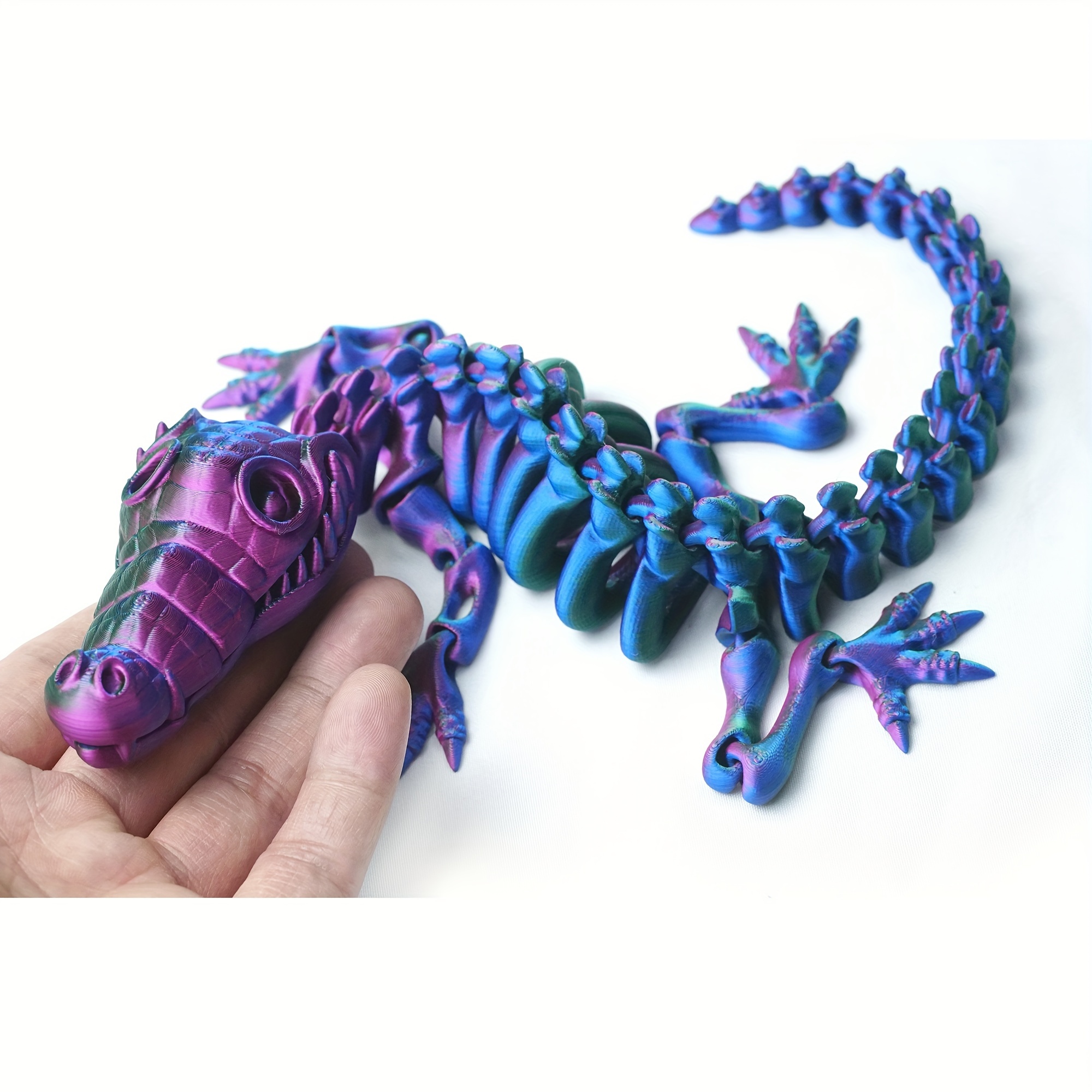 3d Printed Integrated Skeleton Crocodile Full Body Joints - Temu
