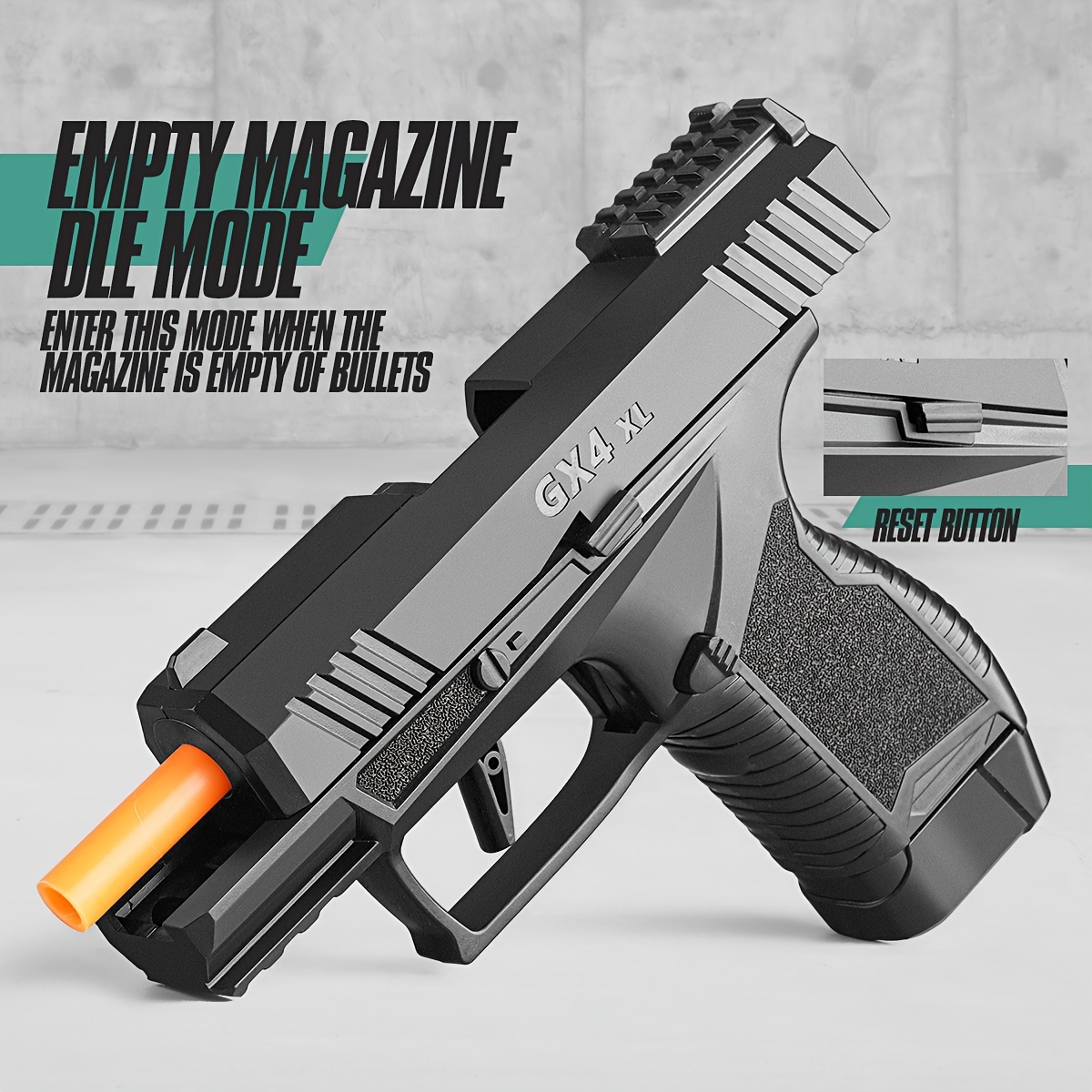 New Hot Small Soft Bullet Gun Toy Jumping Shell Automatic - Temu