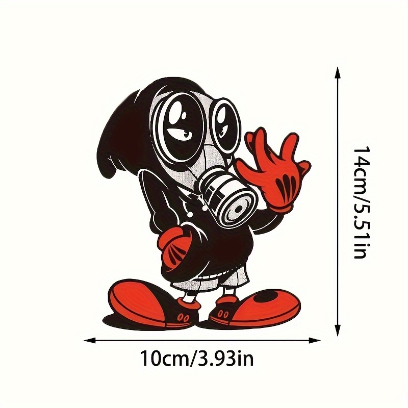 Vibrant Vinyl Cartoon Decal Perfect Motorcycles Cars Trucks - Temu