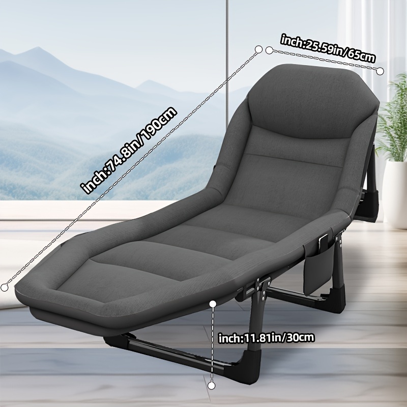 Outdoor Folding Single Bed Household Nap Bed Simple Portable Multi ...