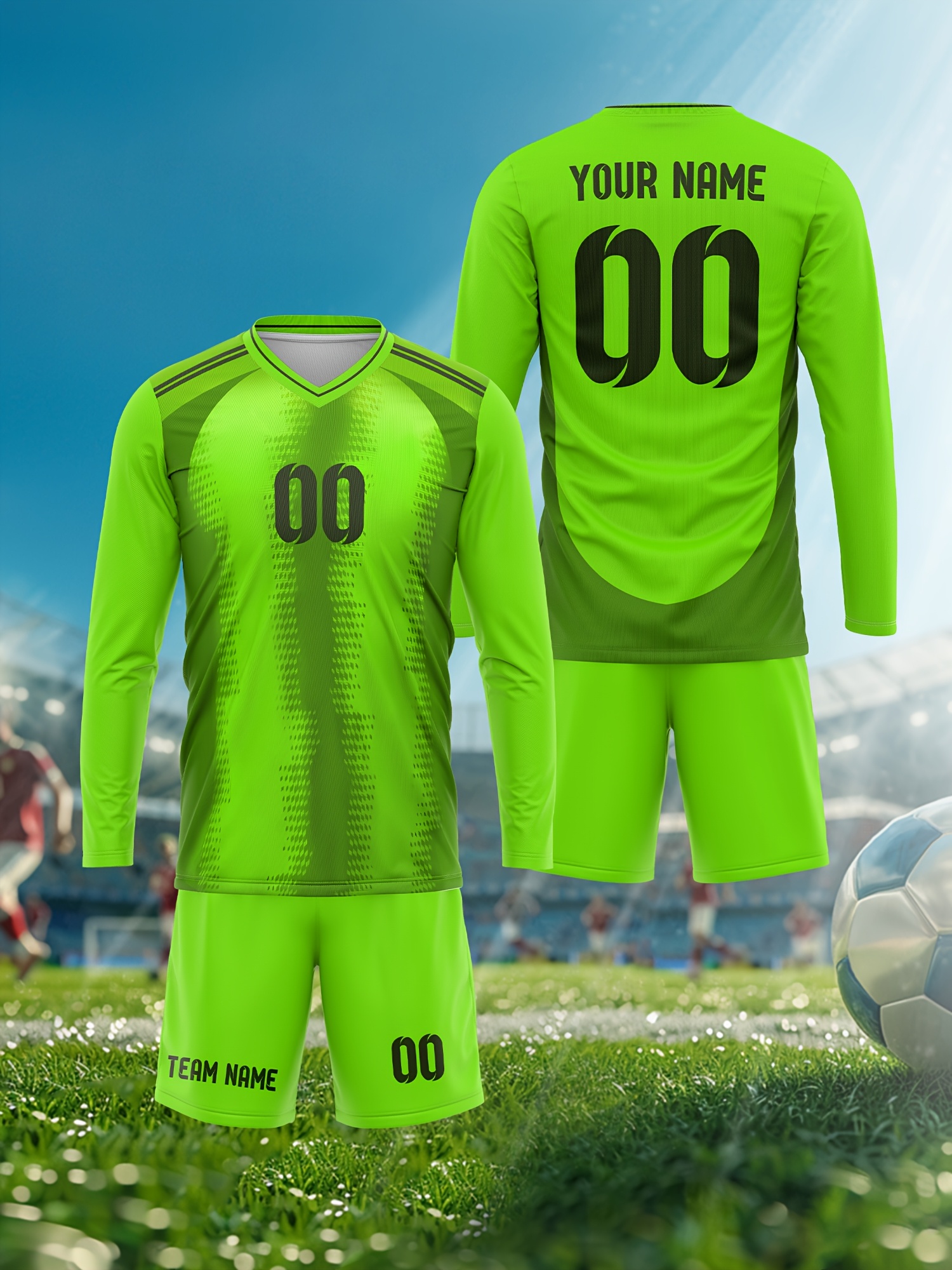football suit sold on Temu United States