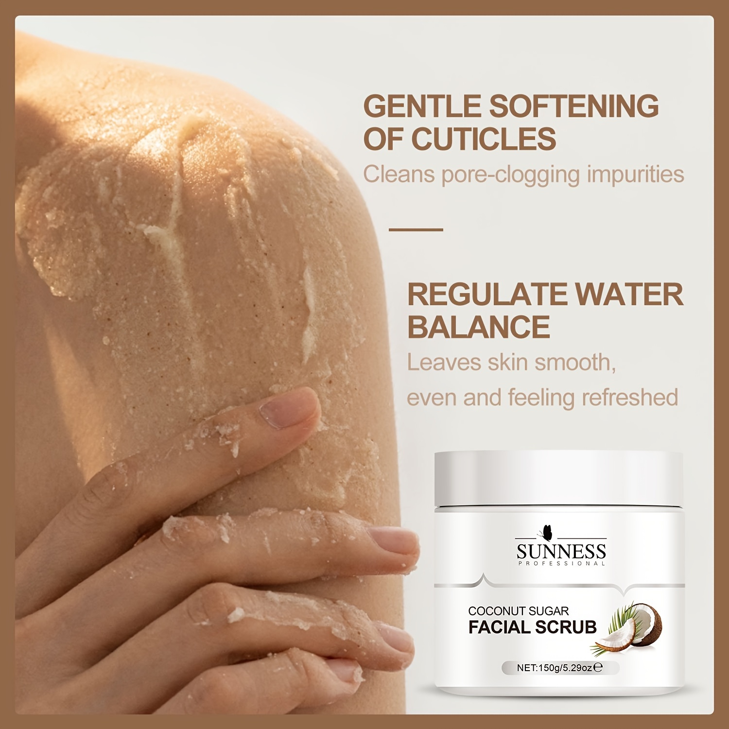 Facial Scrub Natural Exfoliating Face Scrub - Temu