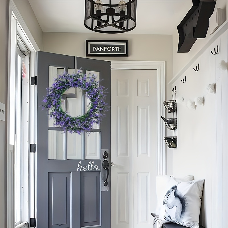 1 Шт Вінок Із Штучного Зелені Ідеально Для Внутрішнього Та