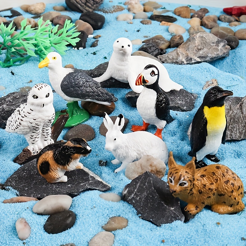 Mini Polar Animal Models A Model - Temu