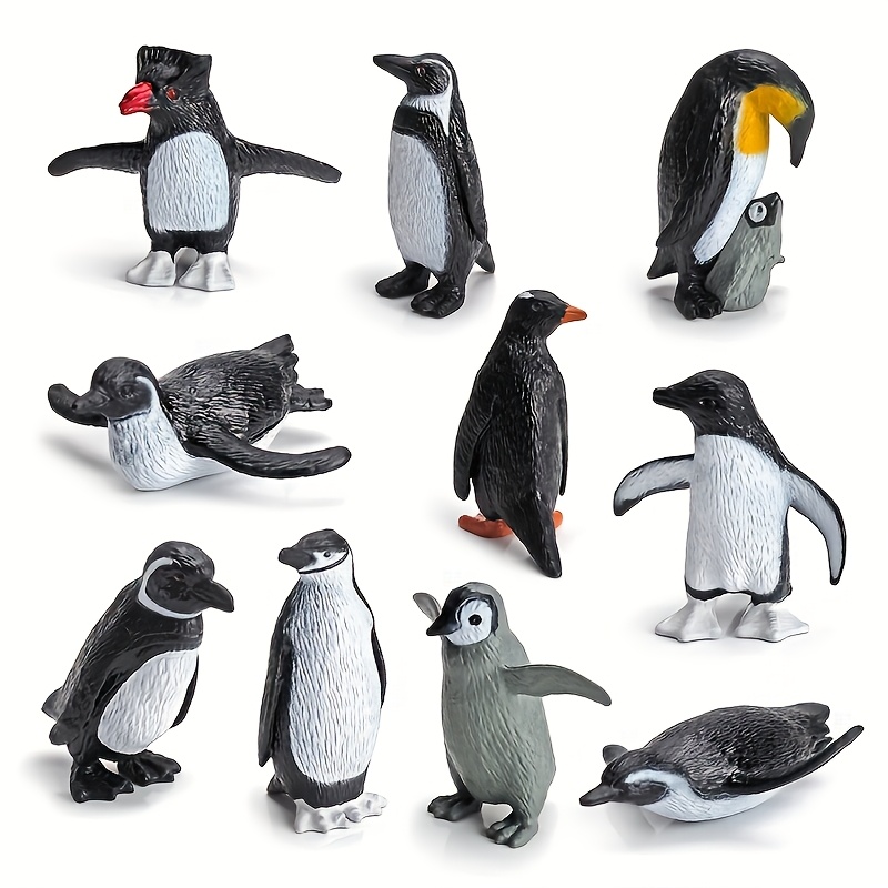 Sliding Penguin Figures