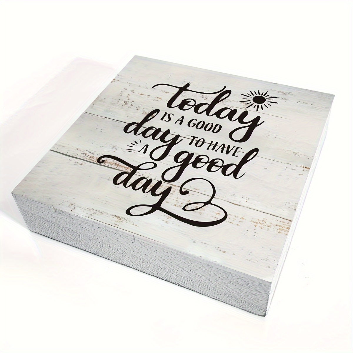 1 Шт Сільський Мотиваційний Деревяний Ящик З Написом На Temu Germany