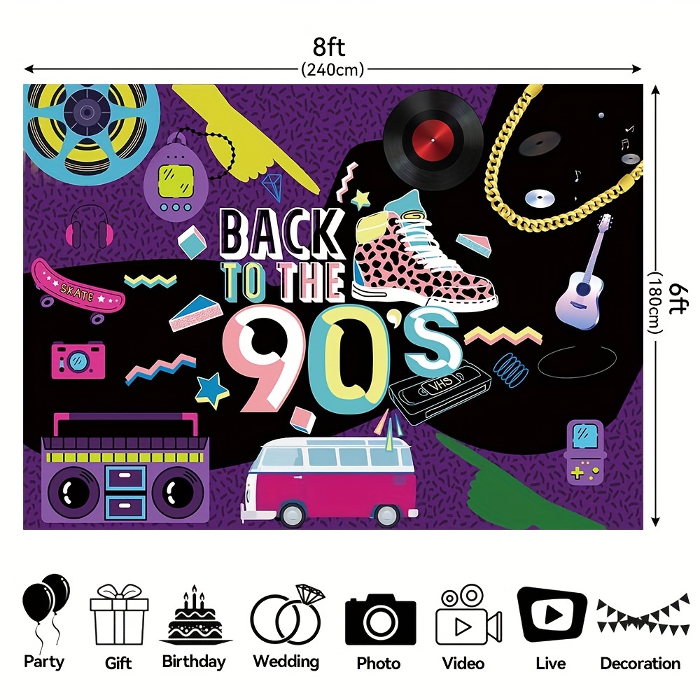 90s Theme Background