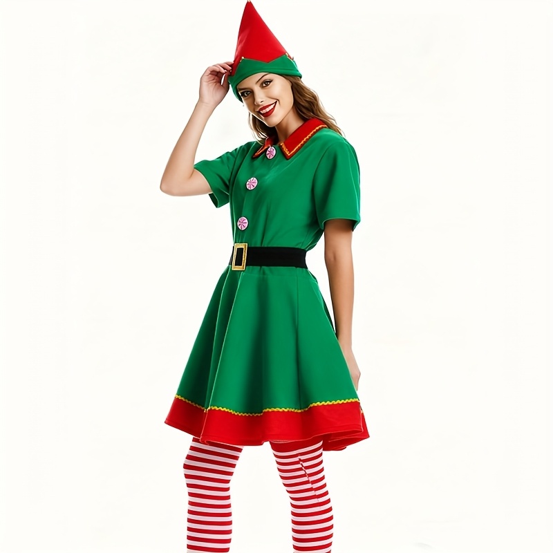 womens elf costumes sold on Temu United States