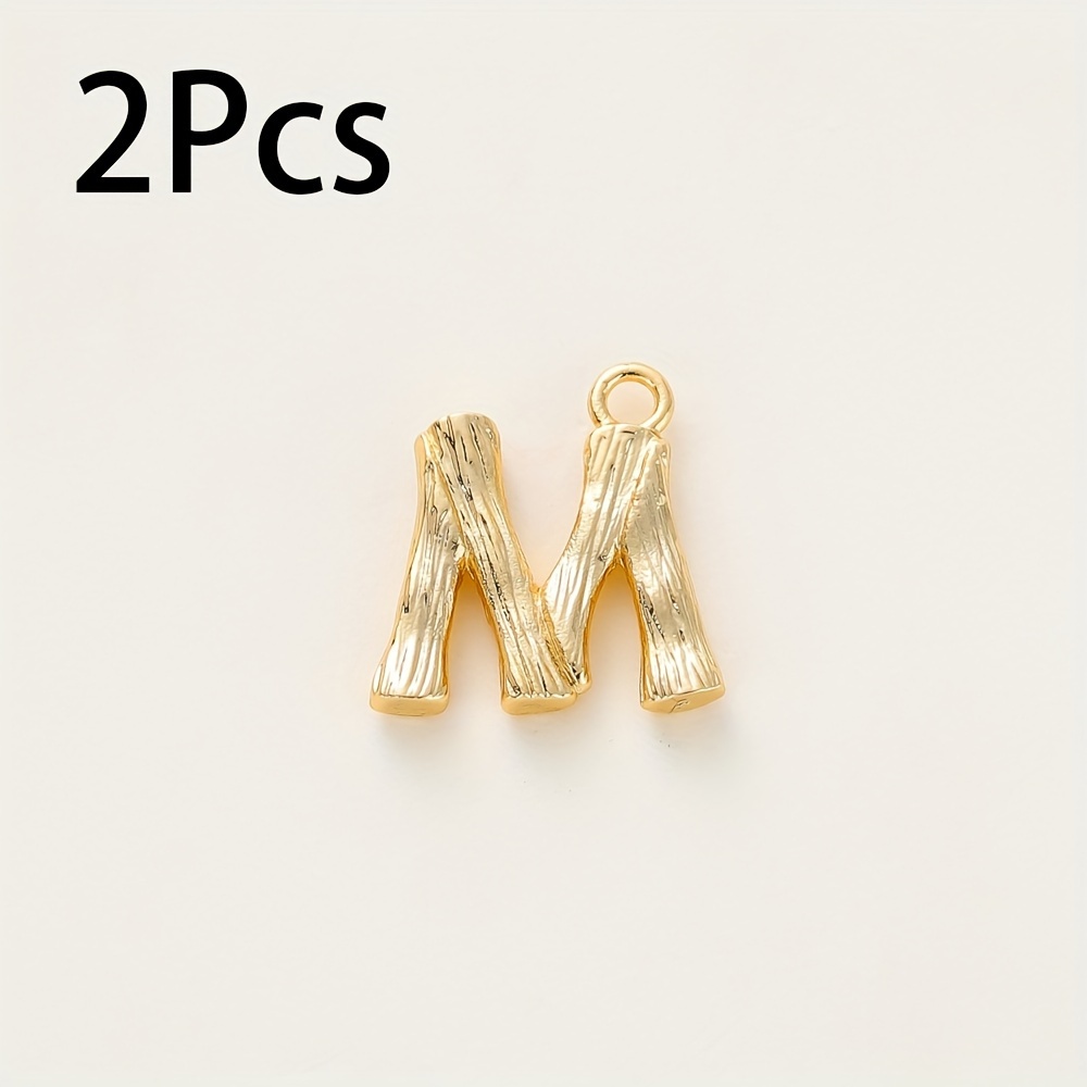 Golden 26 Letters A z Pendants Diy Necklace Making - Temu United Kingdom