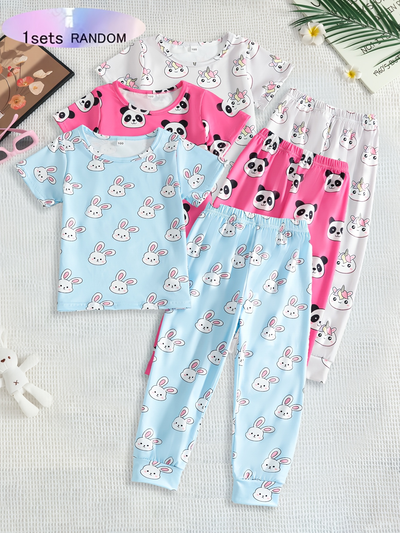panda pajamas girls sold on Temu United States