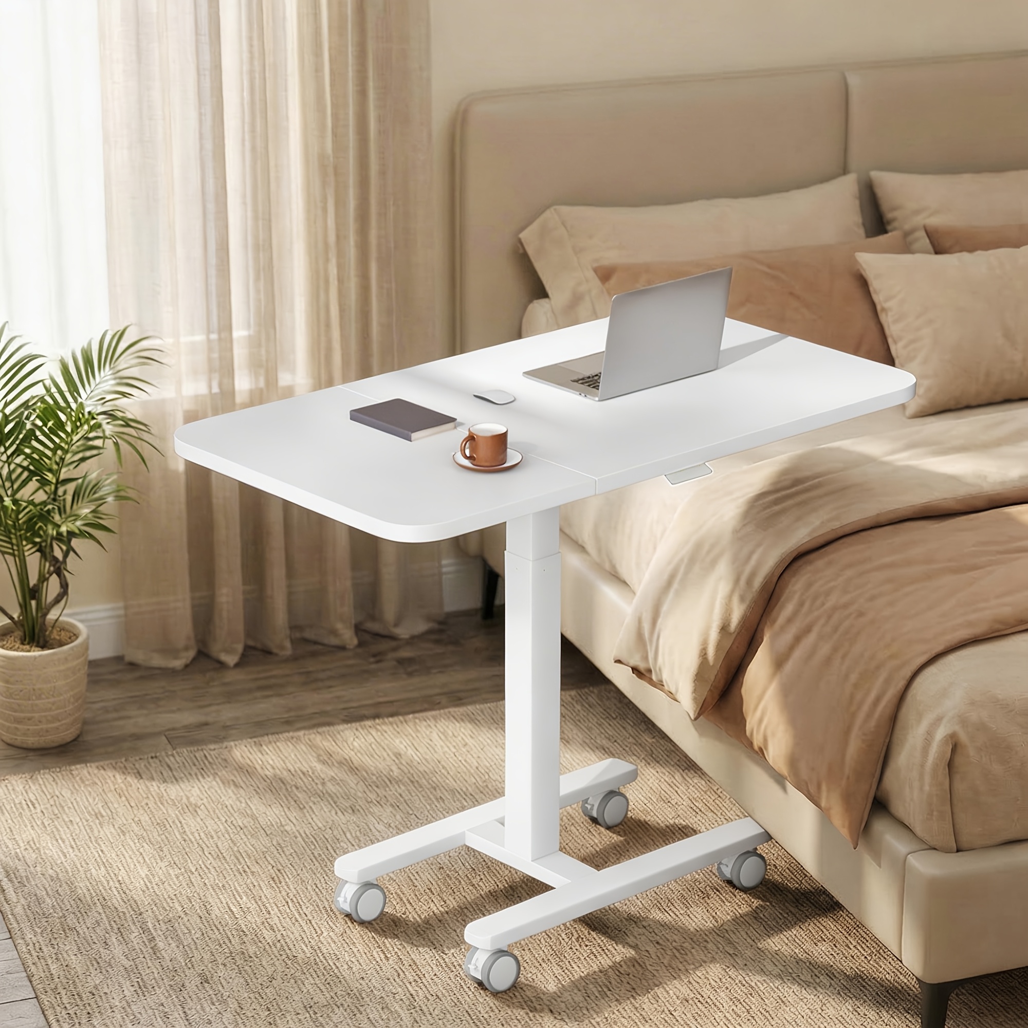 side table with wheels sold on Temu United States