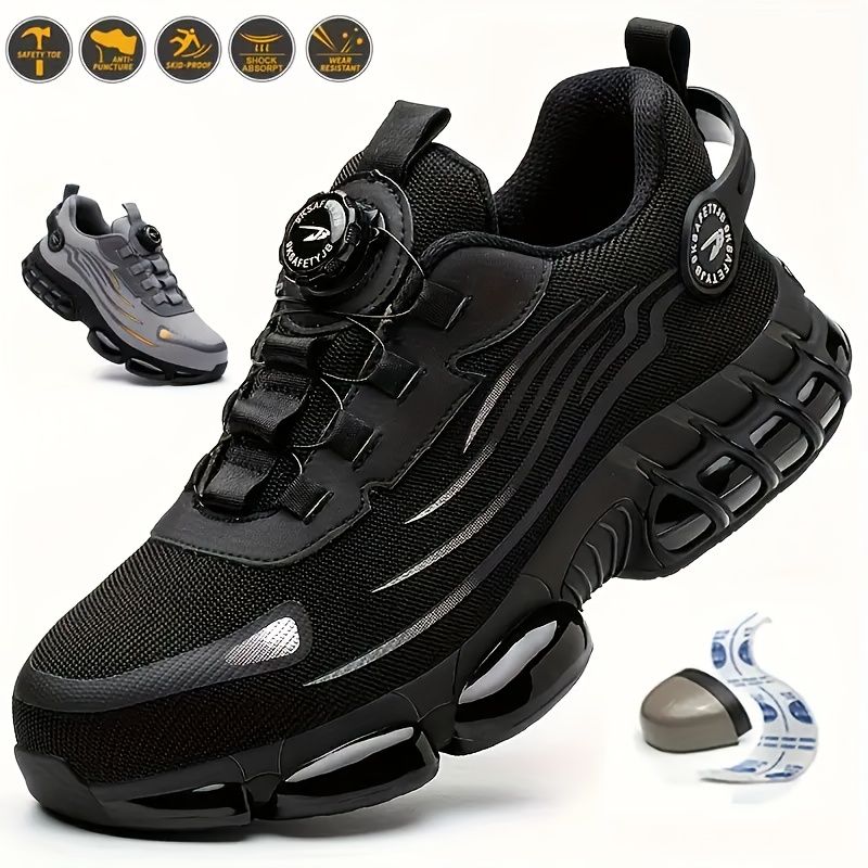 steel toe shoes sold on Temu United States