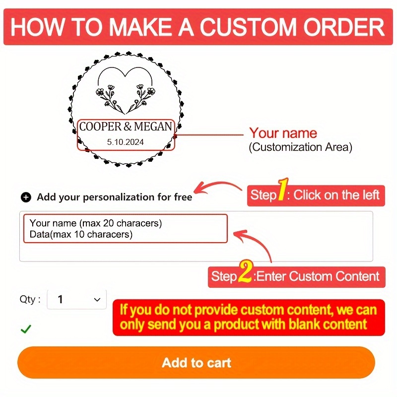 Deluxe Round Initial Stamp Custom Name Option Self inking - Temu Ireland